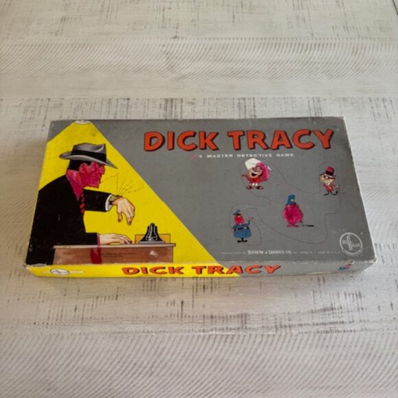 Selchow & Righter | Games | Rare Vintage 961 Selchow Righter Dick Tracy ...